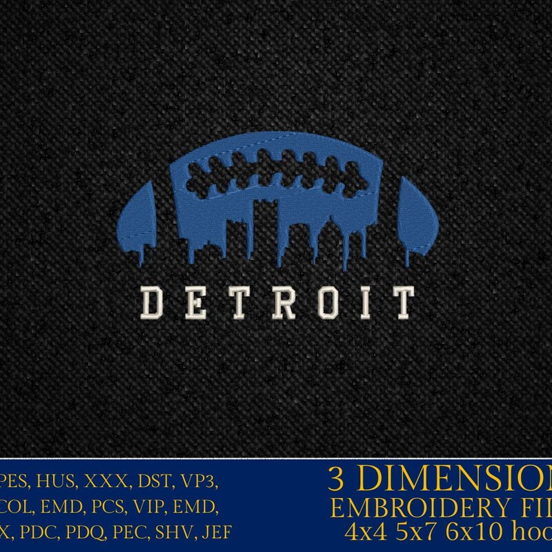 Detroit Embroidery - Etsy