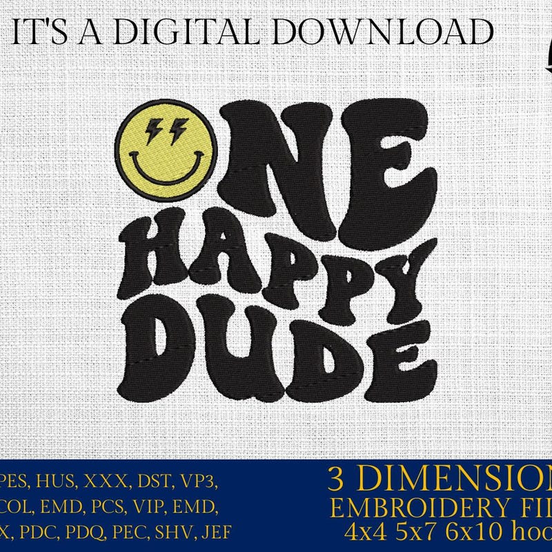 Dude Embroidery - Etsy