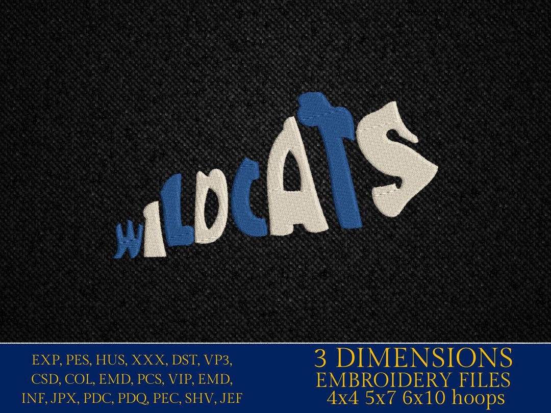 Machine Embroidery, Wildcats Embroidery Design, Kentucky State ...
