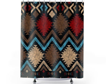 Aztec Style Curtains - Etsy