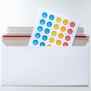 Smiley Emoji Mood Tracker Sticker - Etsy