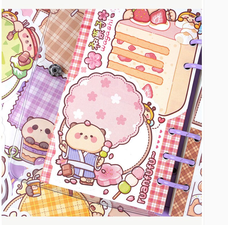 21-70pc/packcute Cartoon Notepapermemo - Etsy