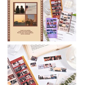 2 Sheets,8 Types,film Life Series Sticker,old Movie Themed,ins Style ...
