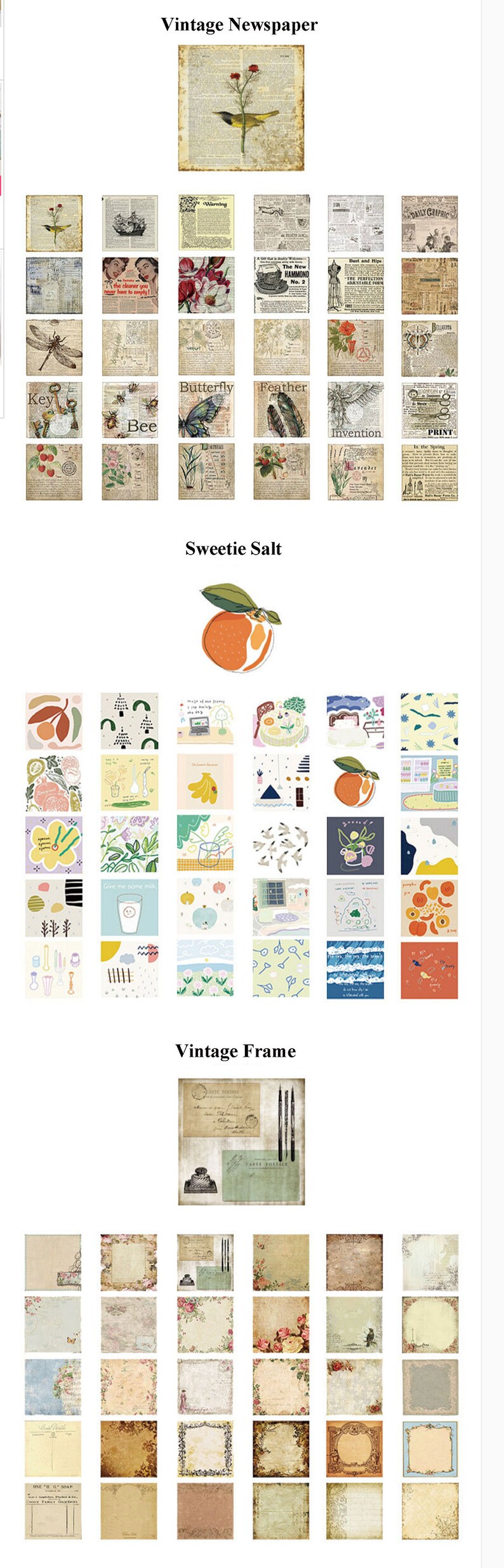 60 Sheets Still Love You Series Girls Sticker Gride Sticker - Etsy