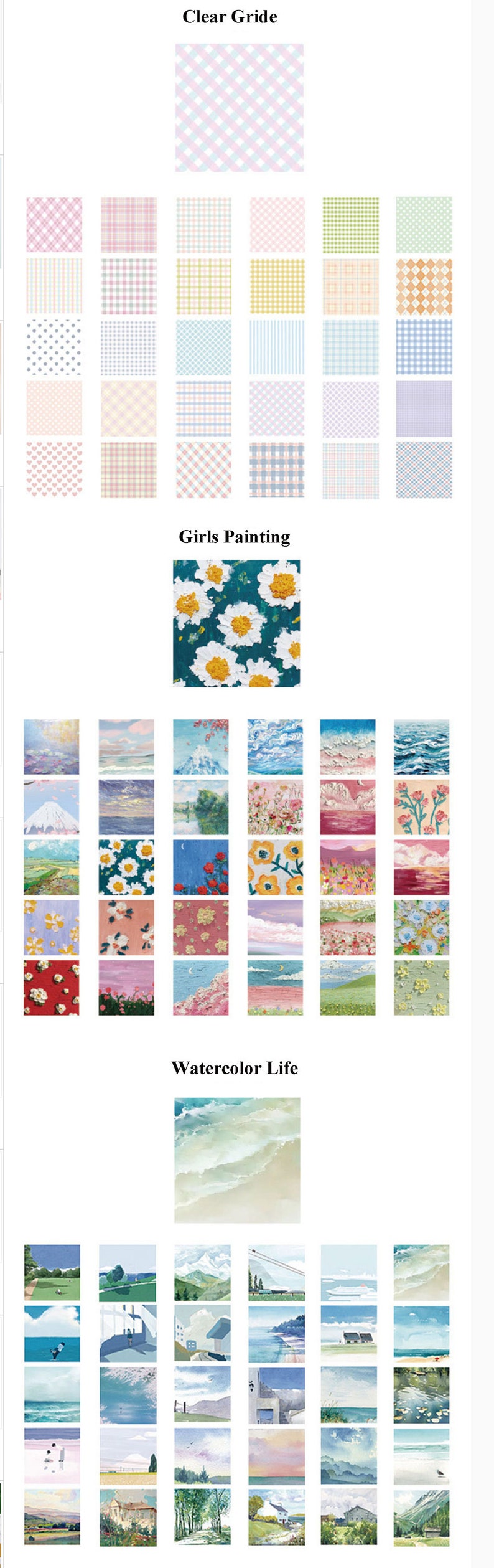 60 Sheets Still Love You Series Girls Sticker Gride Sticker - Etsy