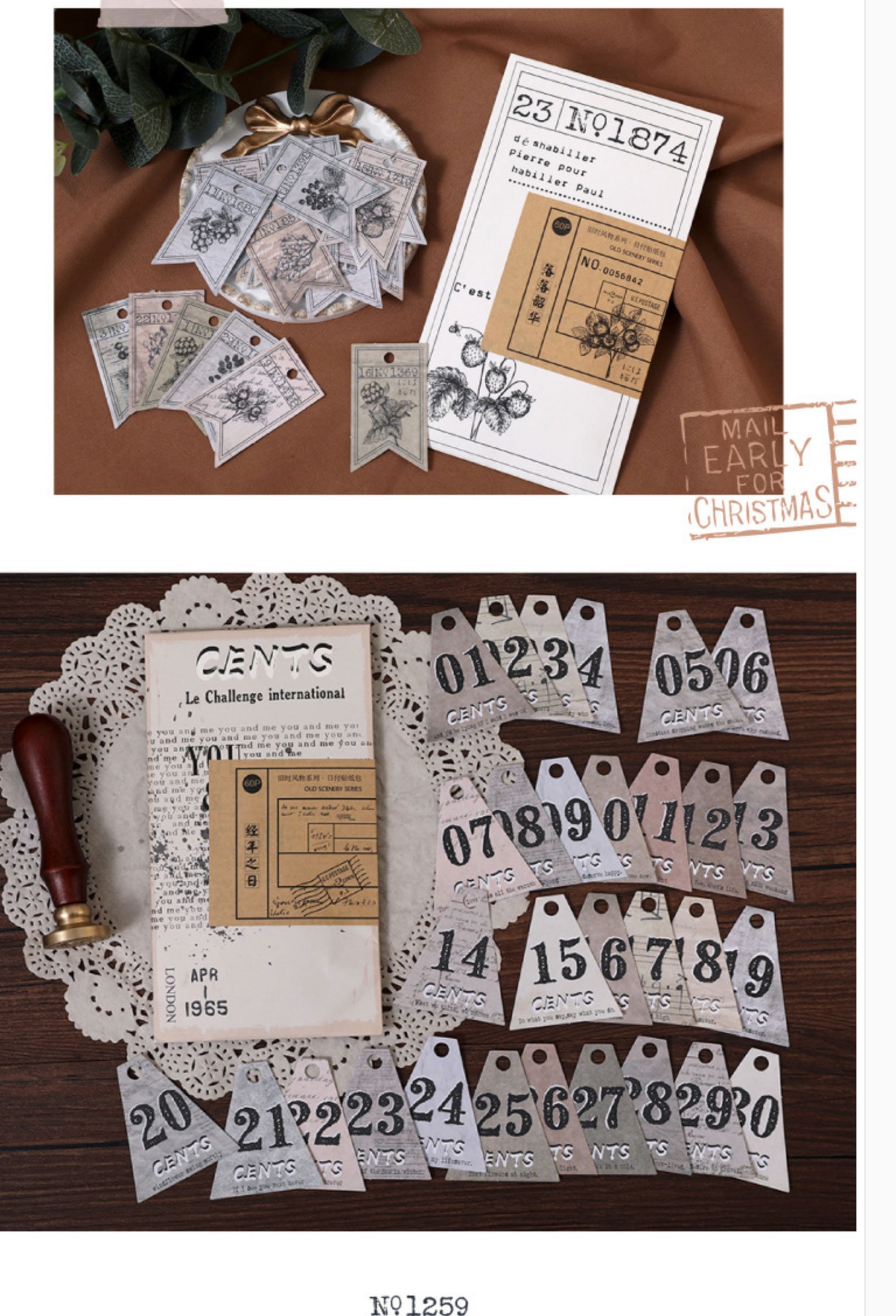 60 Sheets/set Old Things Sticker Vintage Sticker Retro Sticker | Etsy