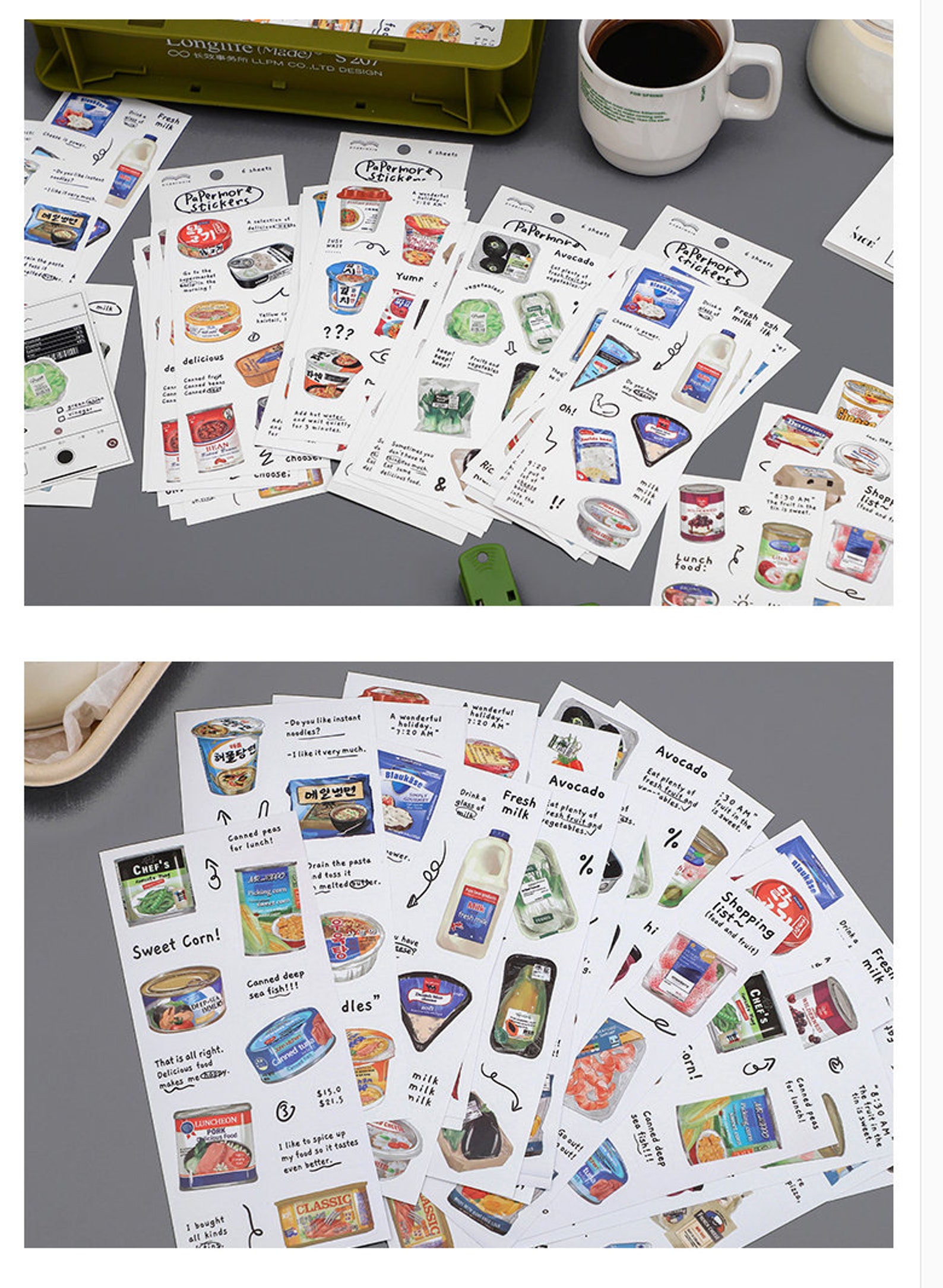 6pcs/packsupermarket Sticker Packsticker Grab Bagdie - Etsy
