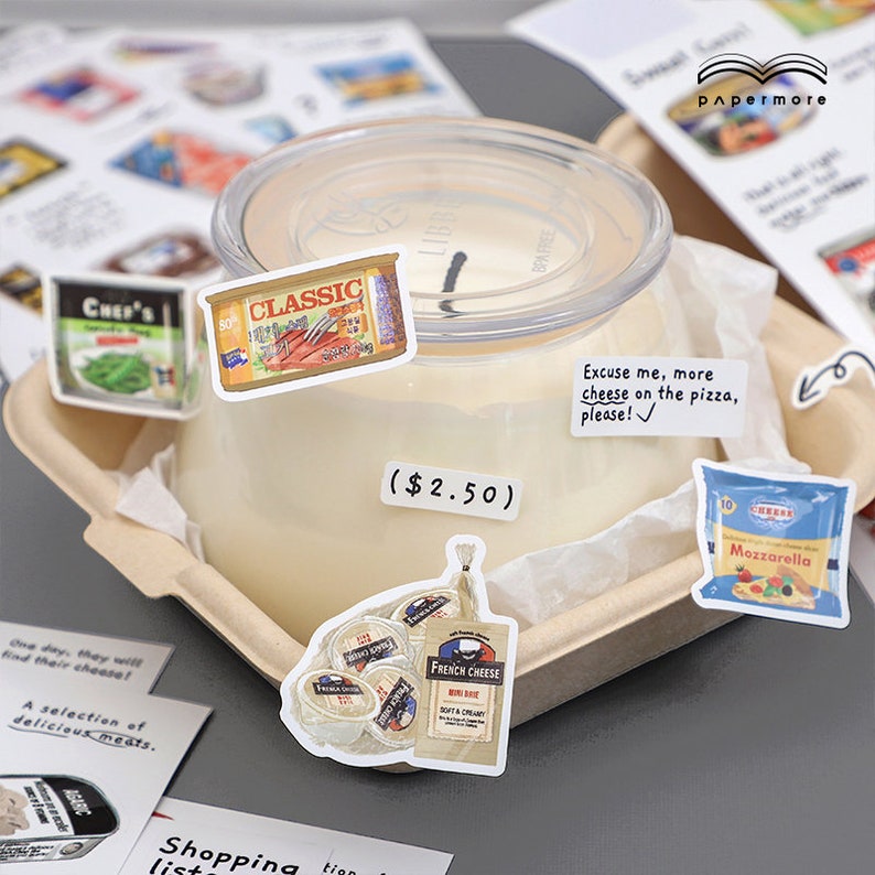 6pcs/packsupermarket Sticker Packsticker Grab Bagdie - Etsy