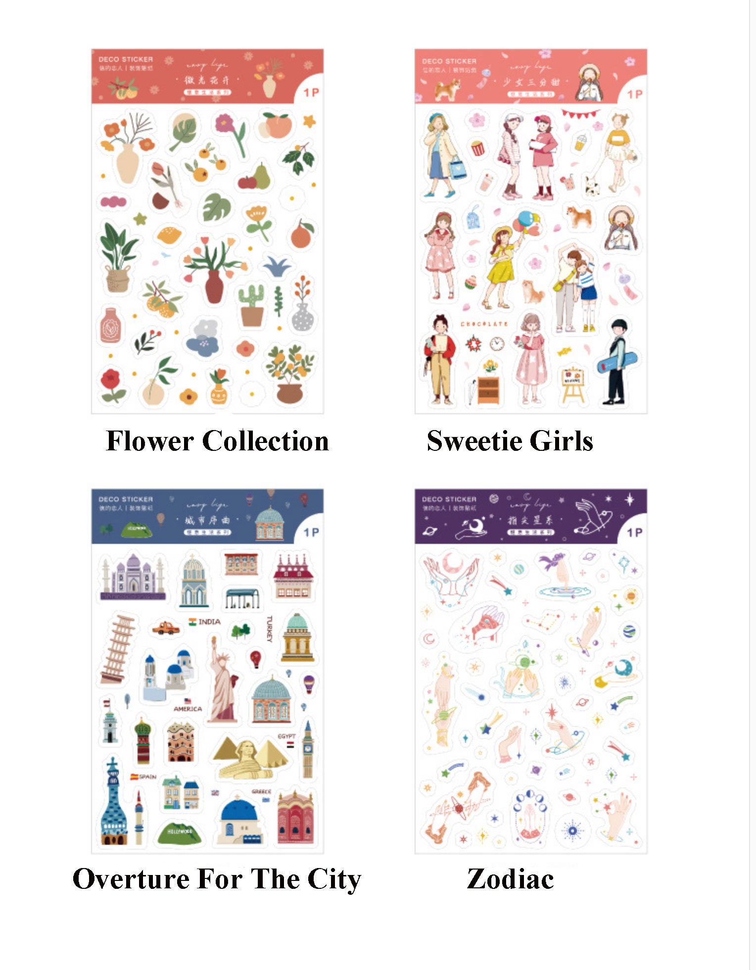 Music Girls Series Art Girl Sticker Positive Girls Sticker - Etsy