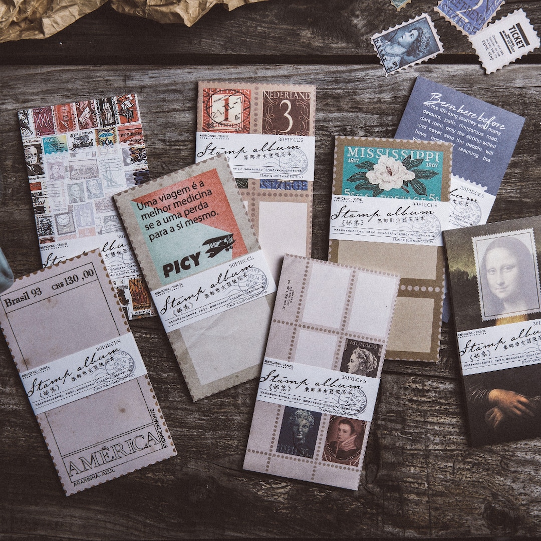 30 Sheets/set, Postal Ticket Memo Pad, Note Pad,planner Supplies ...