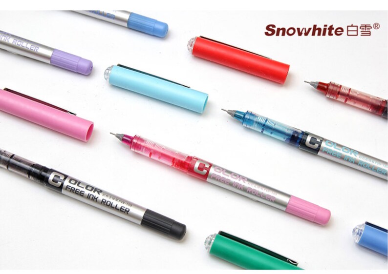 10 Colors Fountain Colour Pen Gel Colour Pen Student Pen - Etsy