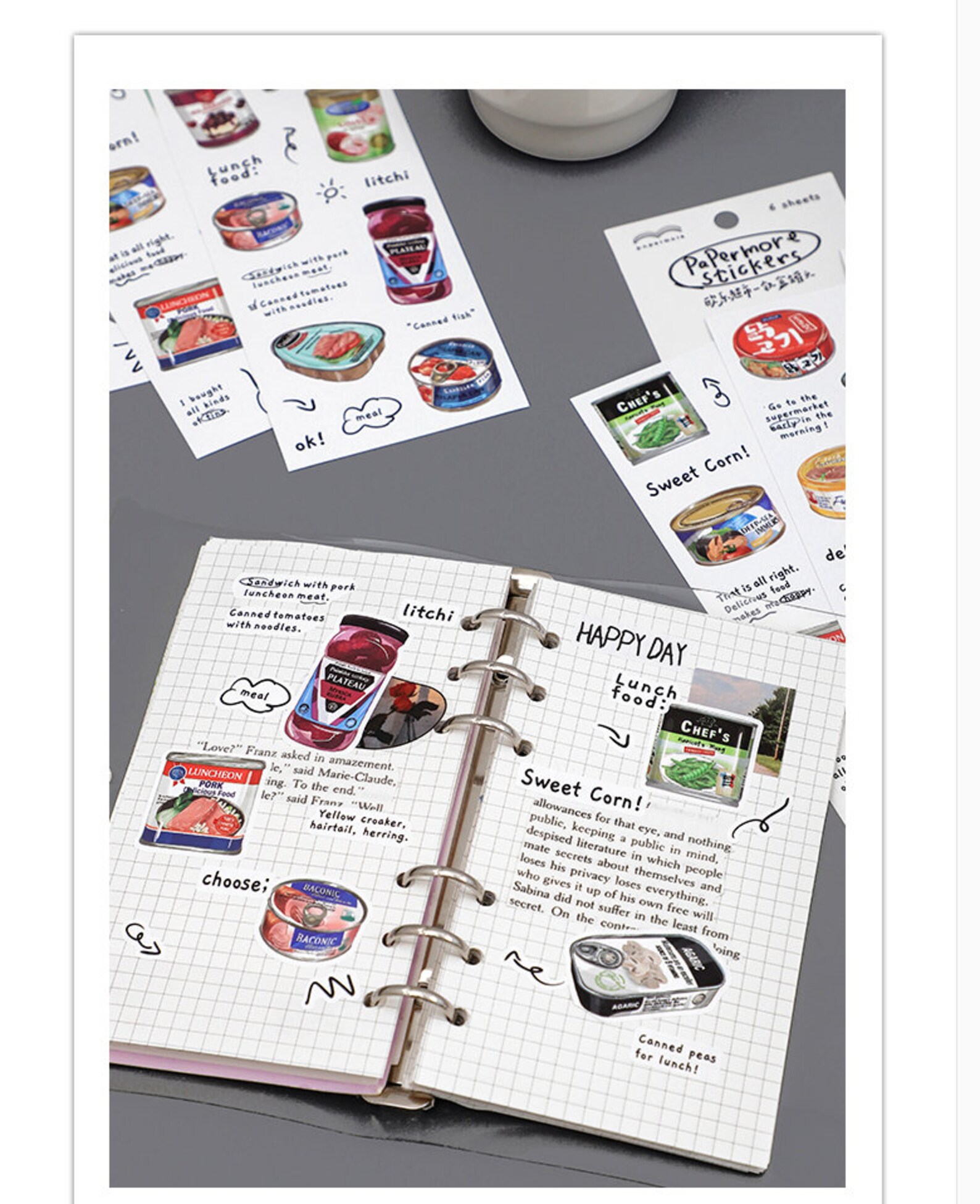 6pcs/packsupermarket Sticker Packsticker Grab Bagdie - Etsy