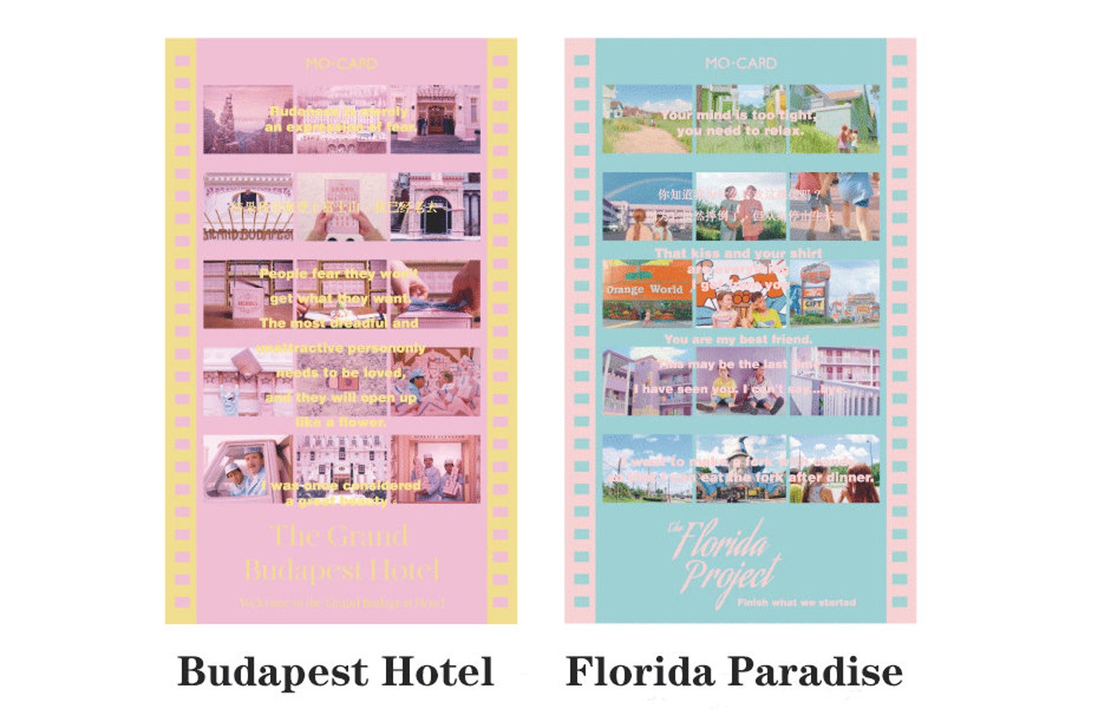 2 Sheets8 Typesfilm Life Series Stickerold Movie Themedins - Etsy