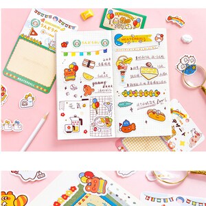 40 Sheets/pack Sticker Cartoon Rabbit Sticker Web Celebrity Sticker ...