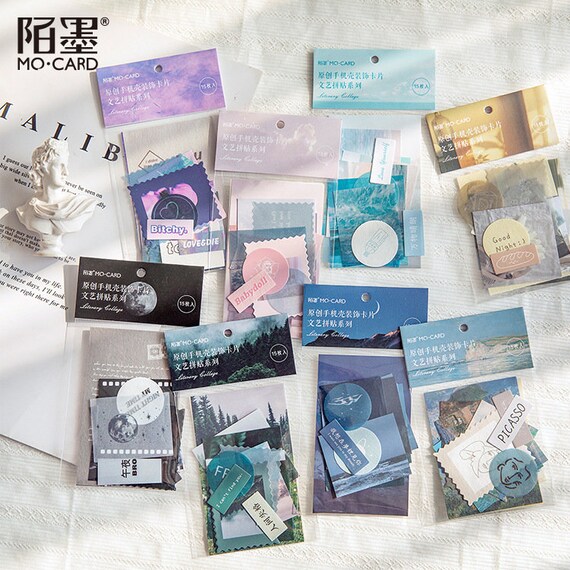 15 Sheets INS Style Sticker Art Style Sticker Space Sticker - Etsy