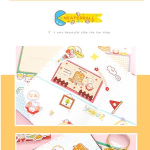 40 Sheets/pack Sticker Cartoon Rabbit Sticker Web Celebrity Sticker ...