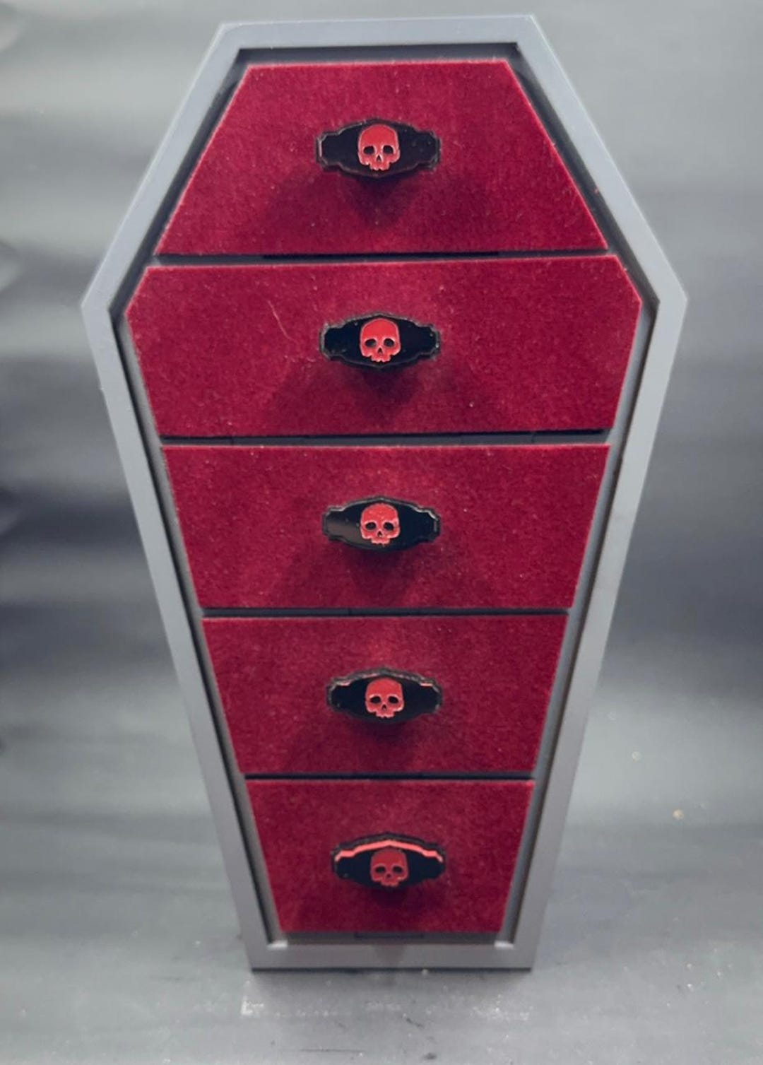 Coffin Jewelry Box Halloween Jewelry Box - Etsy