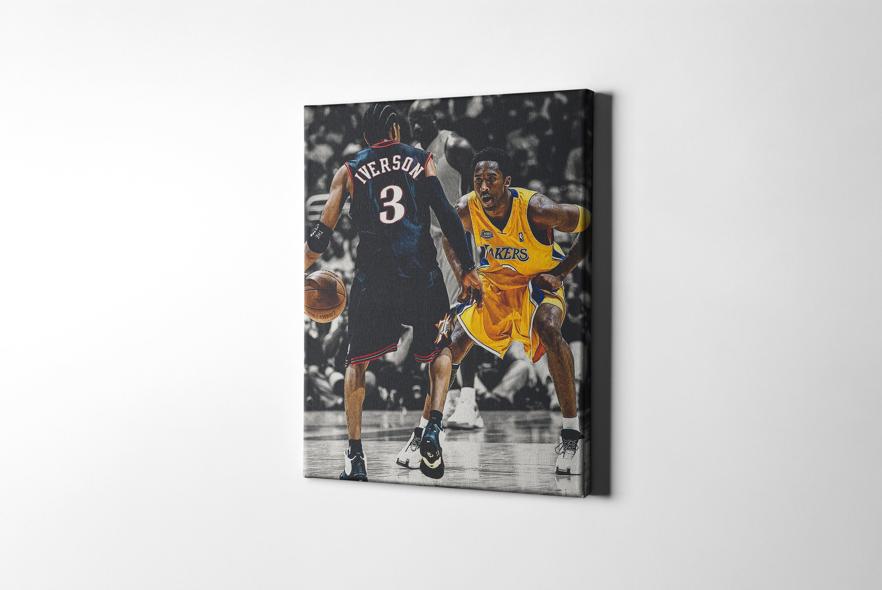 Kobe Bryant Vs Allen Iverson Poster sold by Dima Lamonov | SKU 278471 ...