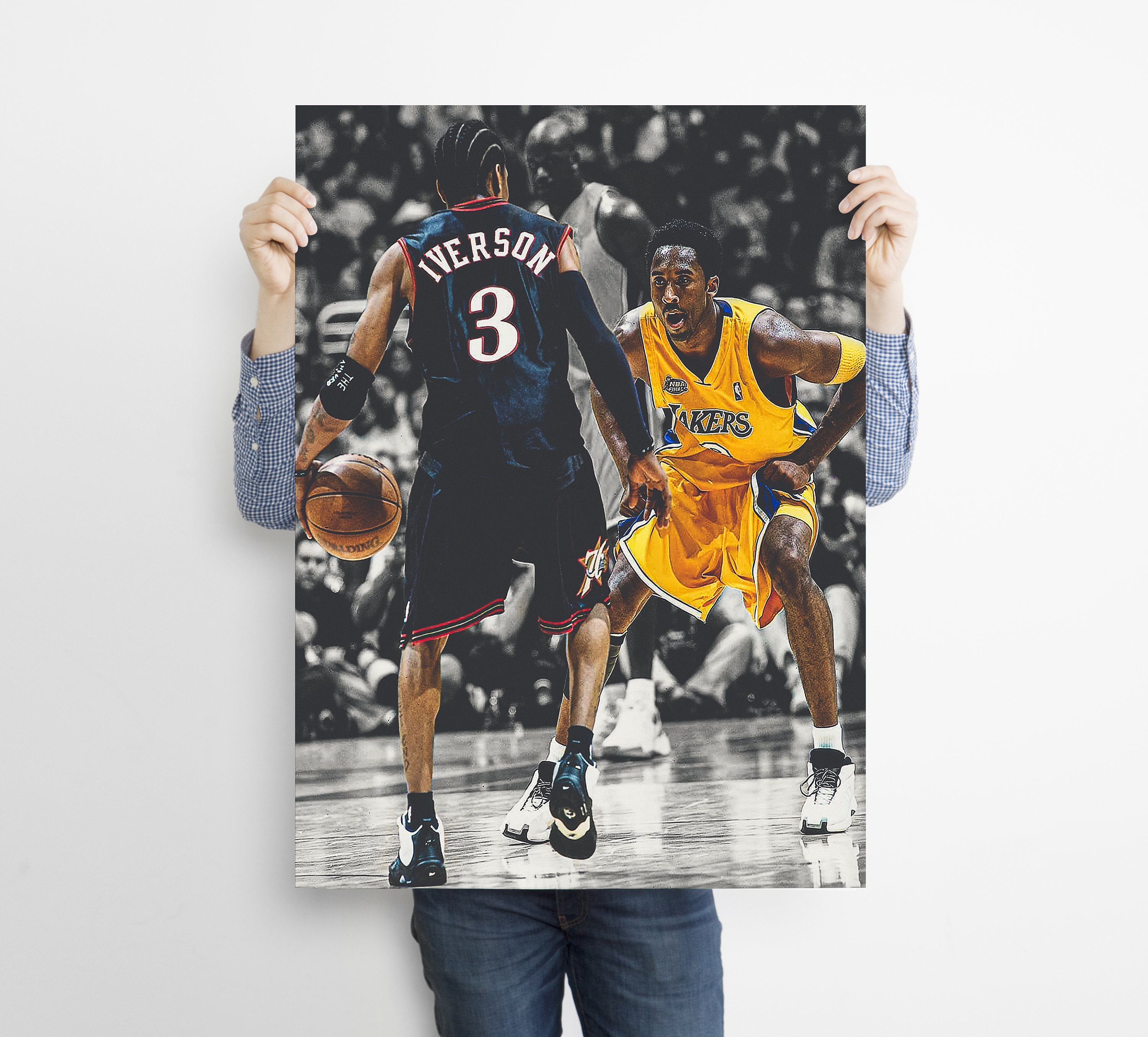 Kobe Bryant Vs Allen Iverson Poster sold by Dima Lamonov | SKU 278471 ...