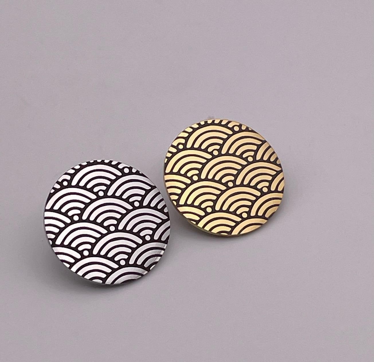 Personalized Stainless Steel Lapel Pin, Laser Etched Pin, Corporate ...