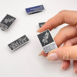 Custom Magnetic Logo Lapel Pin - Etsy