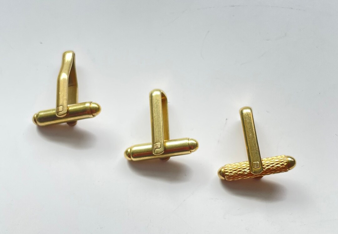 Raw Brass Cufflinks Back - Etsy