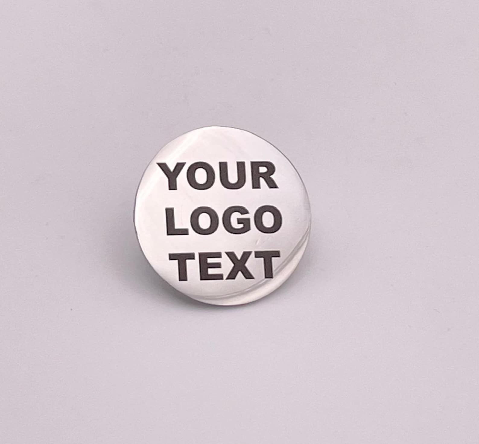 Personalized Stainless Steel Lapel Pin, Laser Etched Pin, Corporate ...