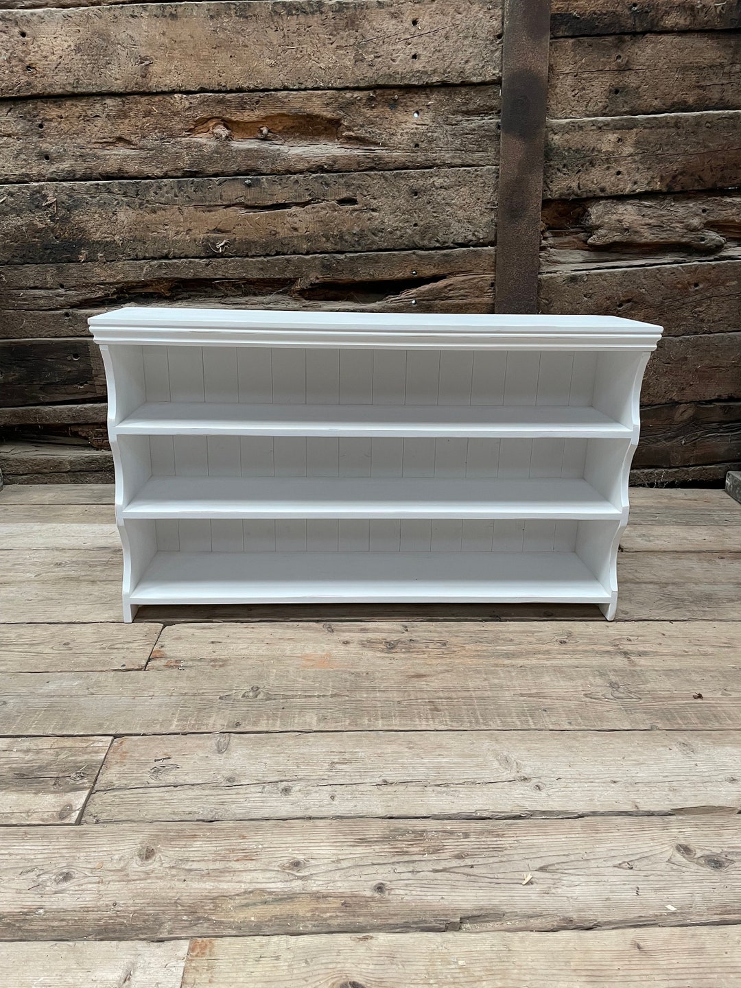 Triple Height Shoe Storage Side Table. Various Finishes, Vintage Grey ...