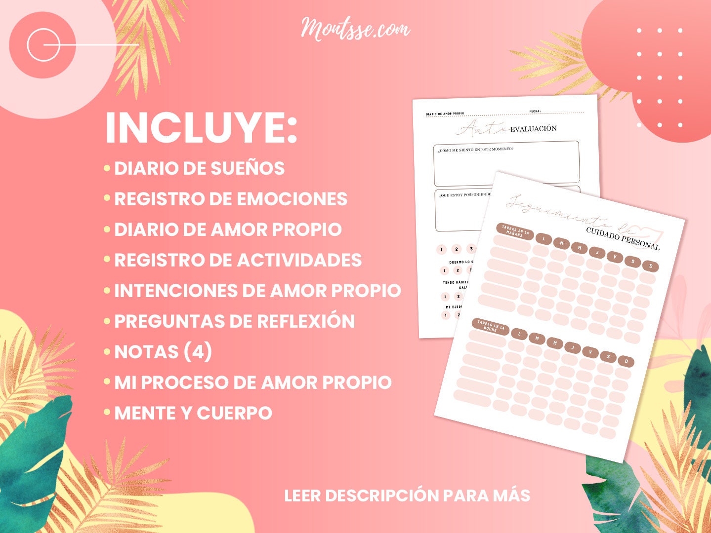 Planner de amor propio y cuidado personal, Kit de amor propio - Etsy España