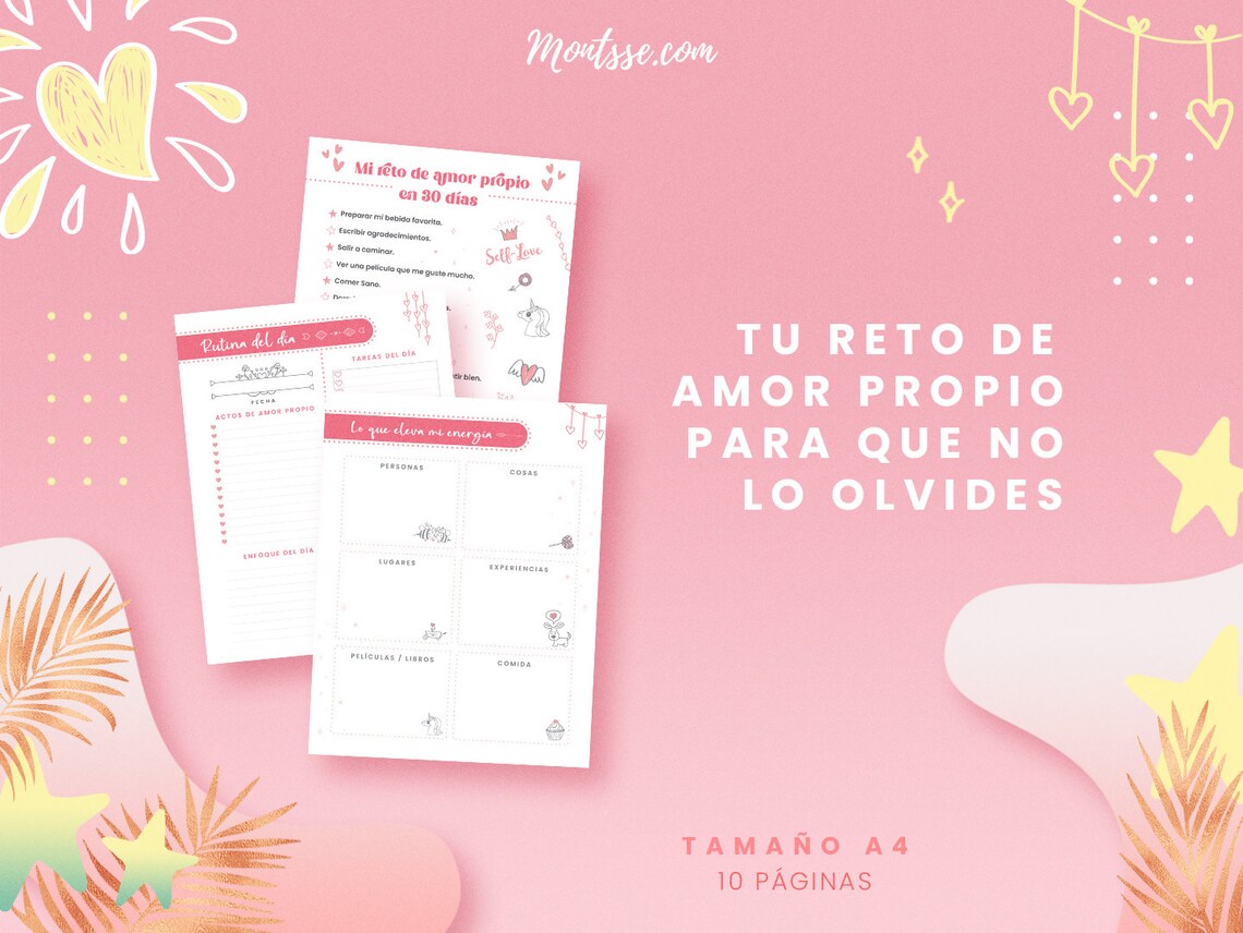 Diario De Amor Propio - Etsy México