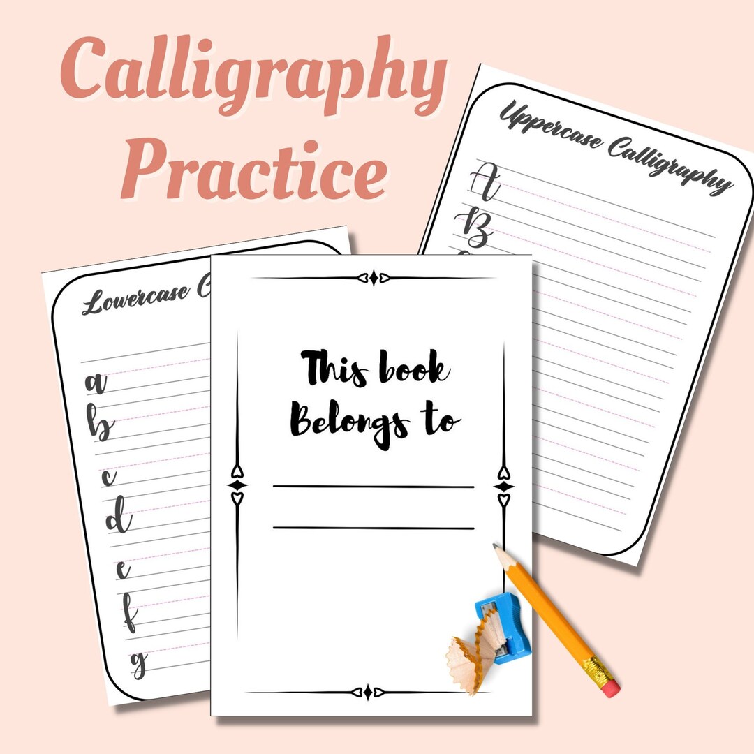 Calligraphy | Calligraphy Practice | Modern Calligraphy | Printable - Etsy