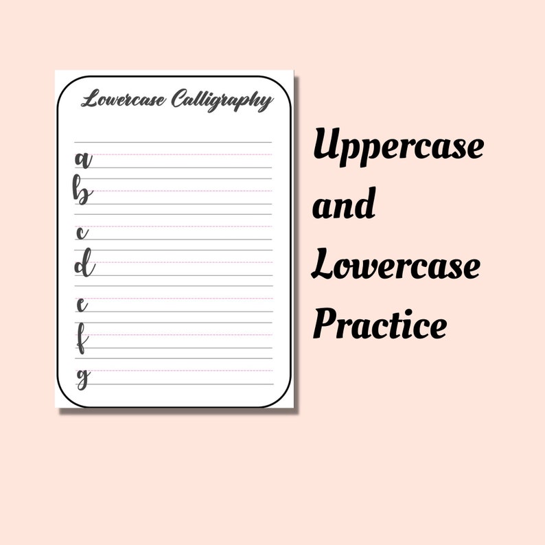 Calligraphy | Calligraphy Practice | Modern Calligraphy | Printable - Etsy