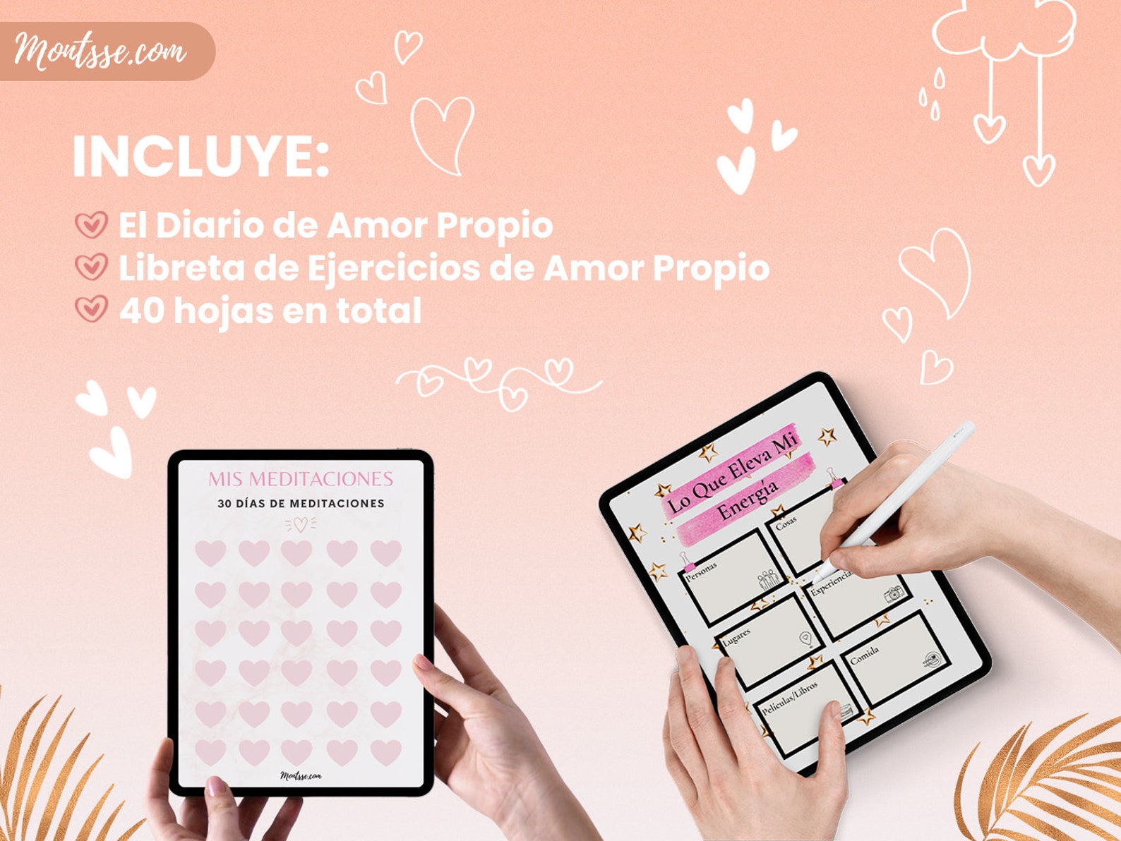 Diario y Ejercicios De Amor Propio - Etsy España