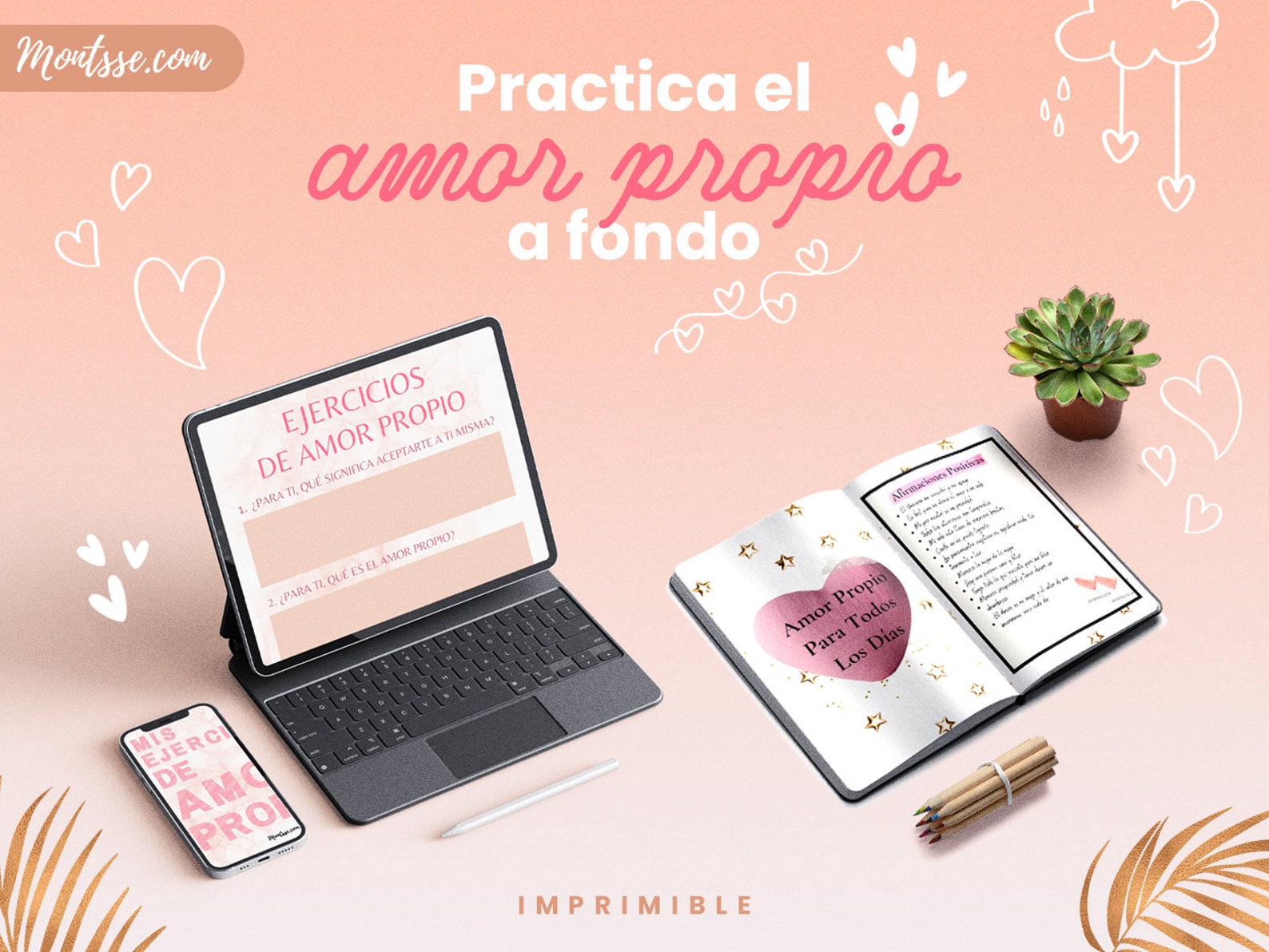 Diario y Ejercicios De Amor Propio - Etsy España