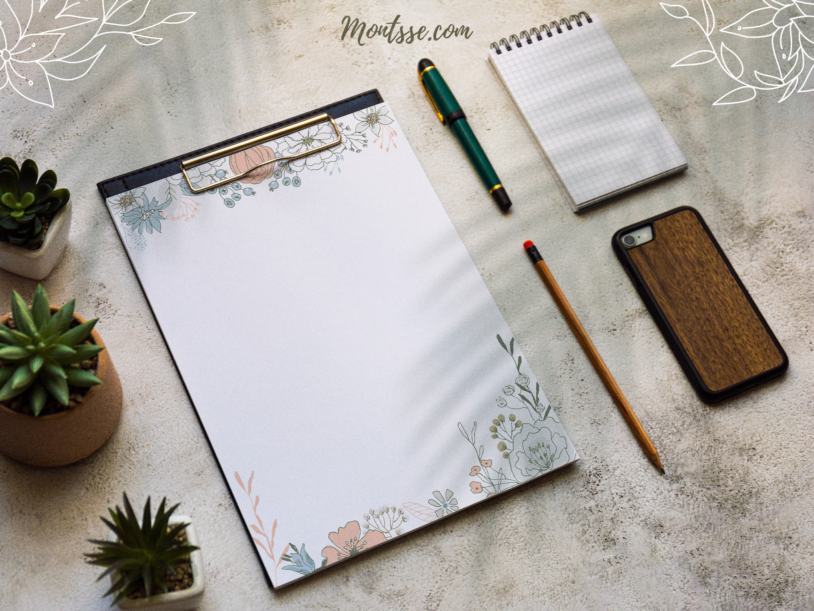 Printable Writing Sheets, Letter Writing Pages, Printable Digital Paper ...