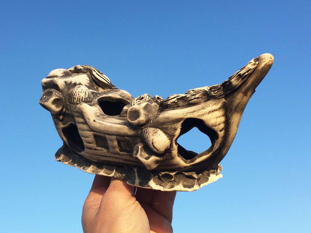 Sunken Ceramic Boat for Aquarium Decoration. Excellent High Quality ...