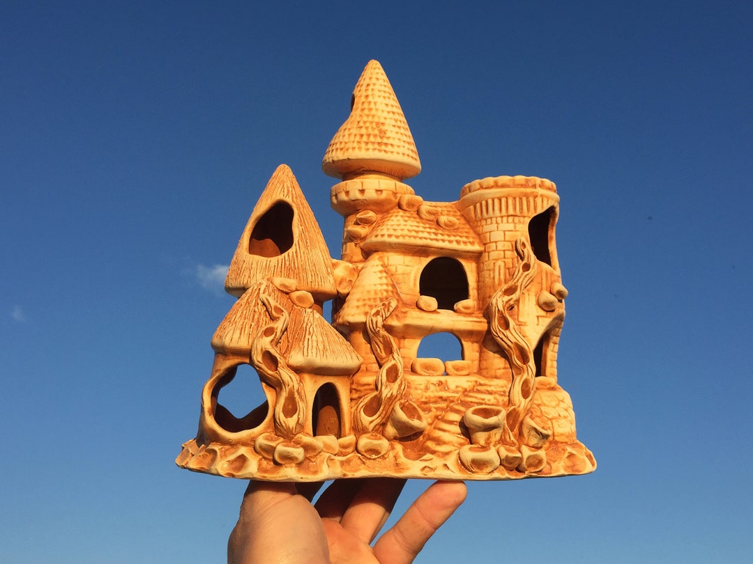 Large Aquarium Castle Fish Tank Accessories Fish Tank Decor - Etsy