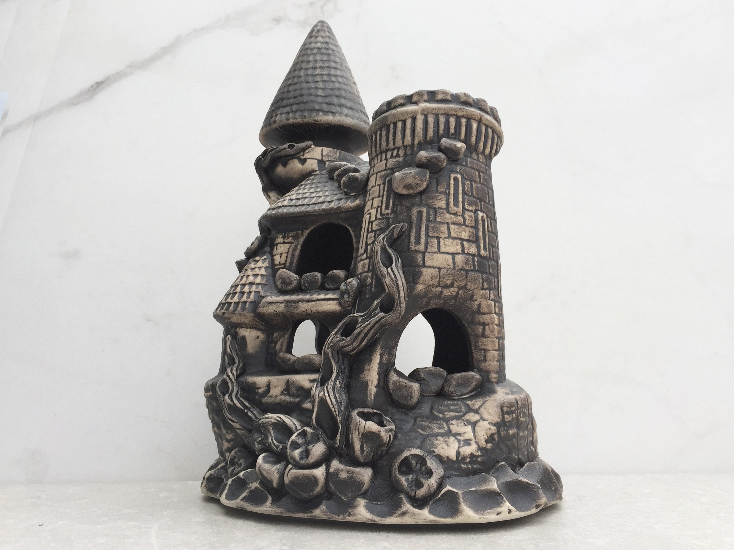 Ceramic Aquarium Castle for Fish Tank Decoration. Aquarium - Etsy