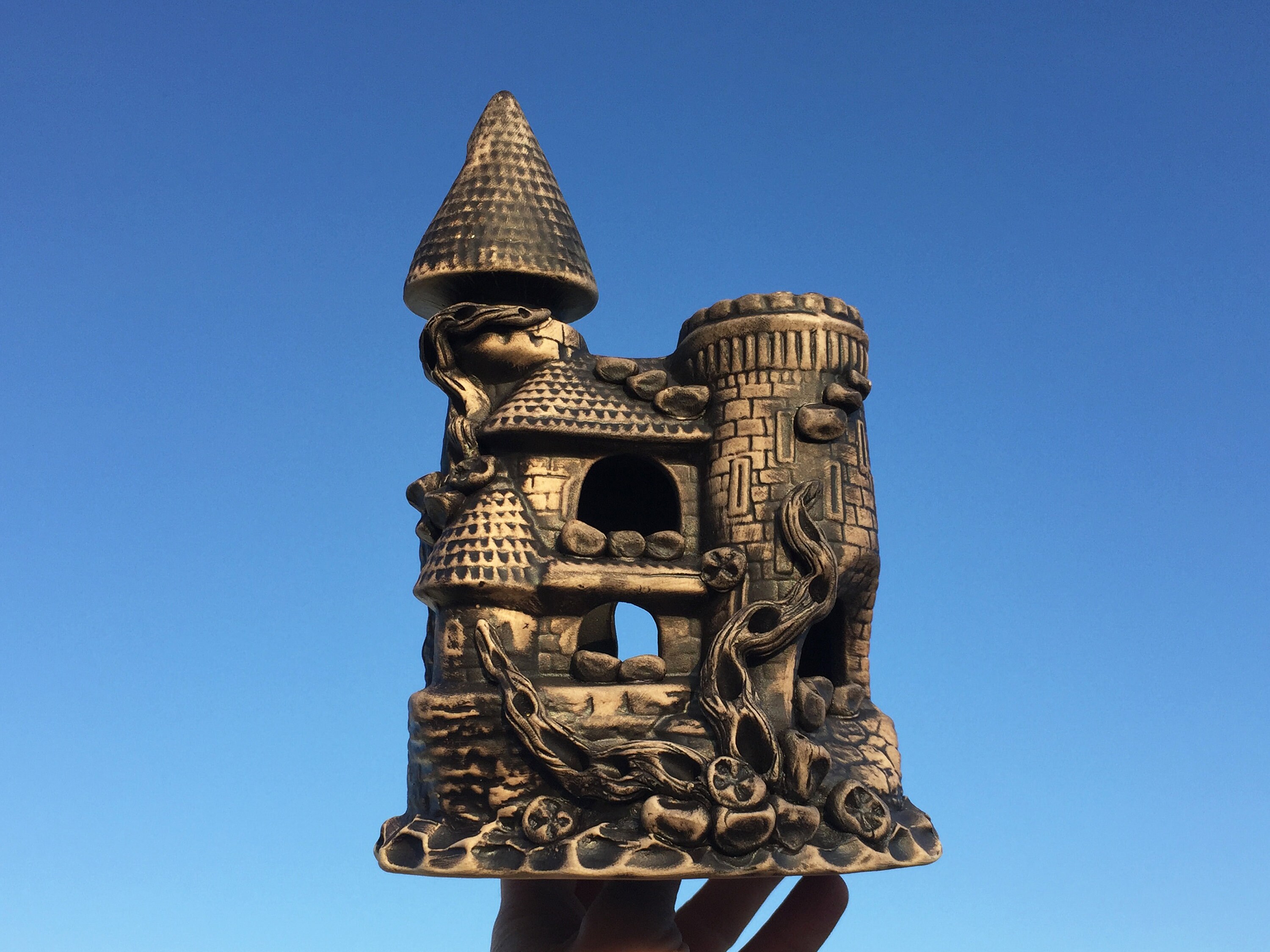 Ceramic Aquarium Castle for Fish Tank Decoration. Aquarium - Etsy