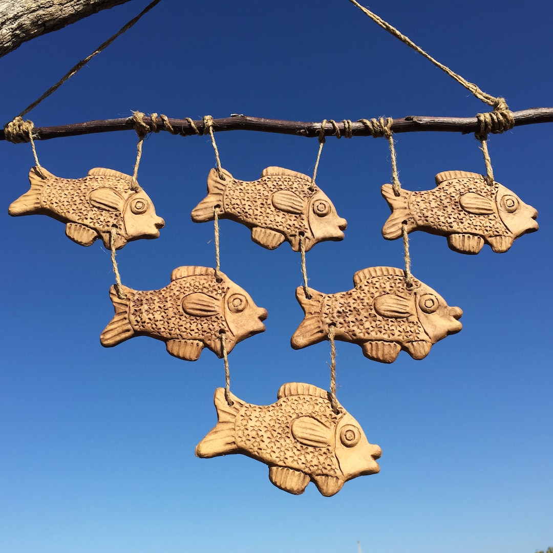 Ceramic Fish Wall Decor, Ceramic Fish Decoration, Shoal of Fish, Fish ...
