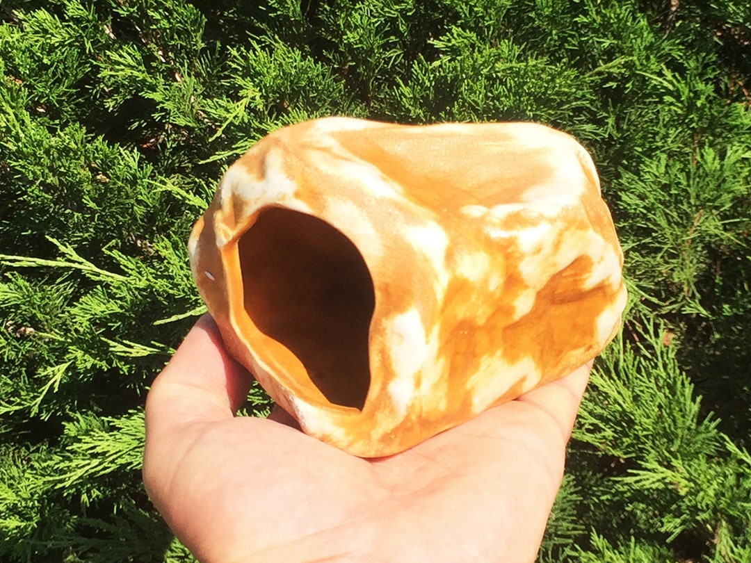 Аquarium Cave Ceramic Stone Fish Cave Aquascape Aquarium - Etsy