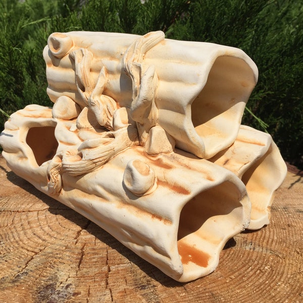 Fish Tank Log Cave - Etsy