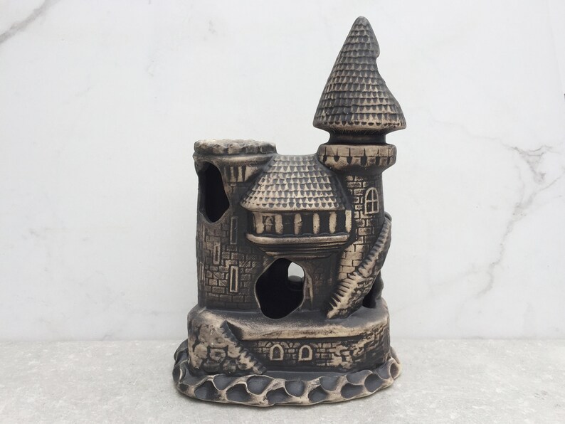 Ceramic Aquarium Castle for Fish Tank Decoration. Aquarium - Etsy