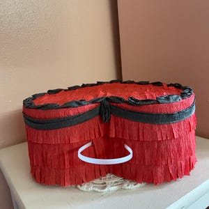 Red and Black Heart Piñata - Etsy