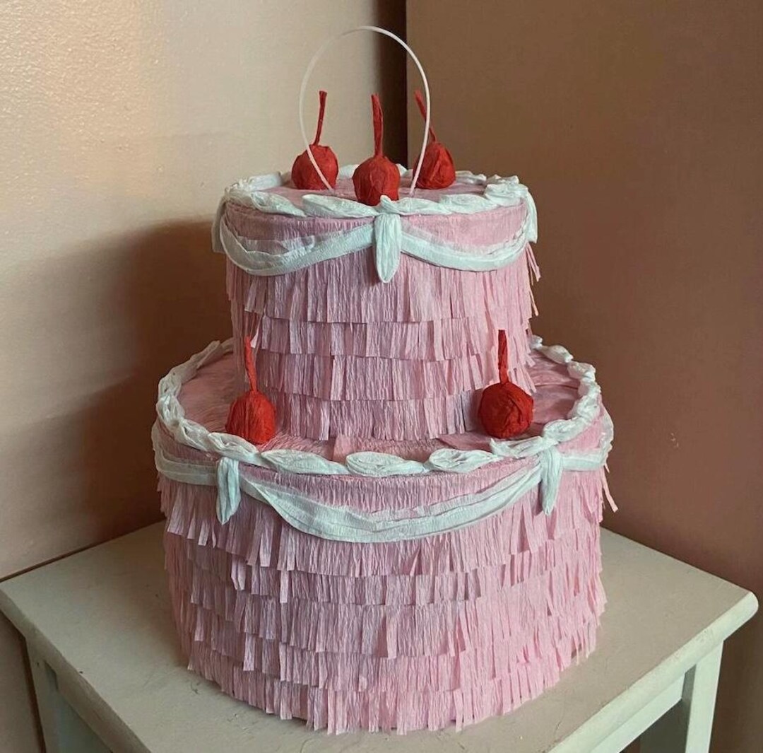 Customizable Cherry Cake Piñata - Etsy