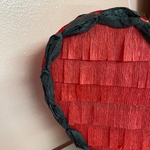 Red and Black Heart Piñata - Etsy