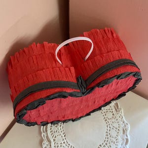 Red and Black Heart Piñata - Etsy