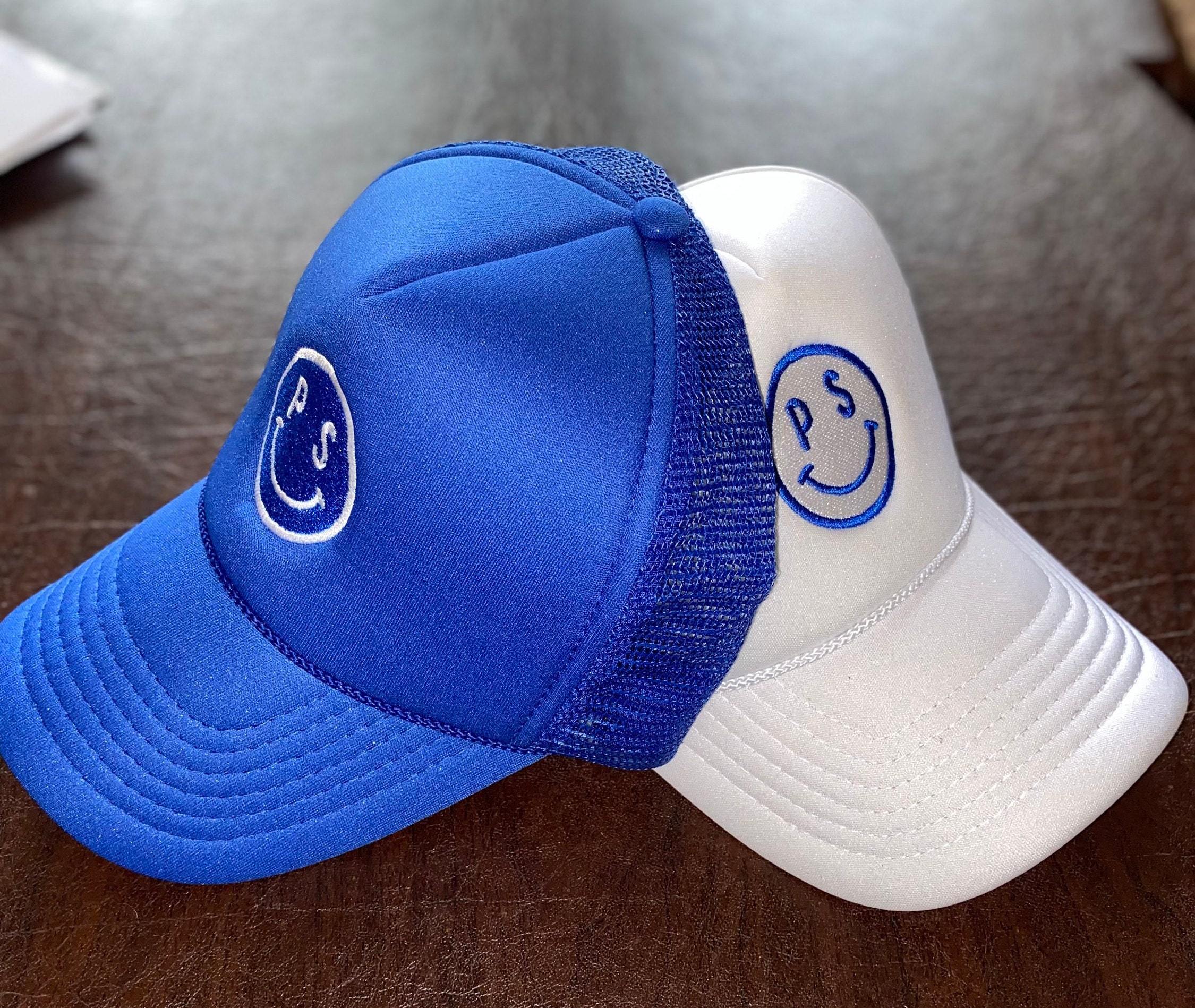 PSU Smiley Face Trucker Hats - Etsy