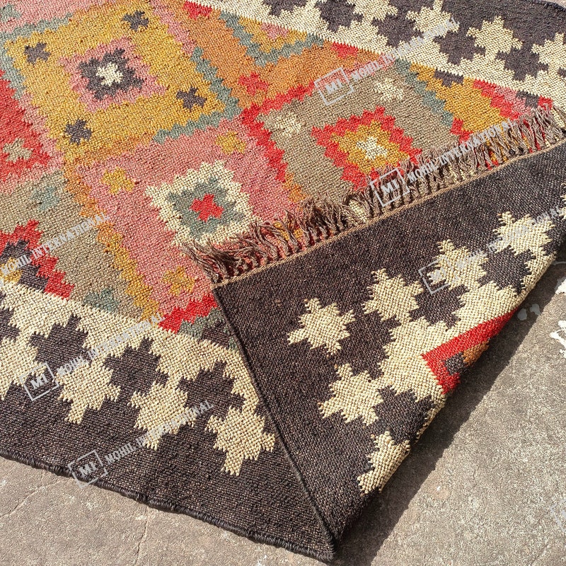Bohemian Kilim Rug - Etsy