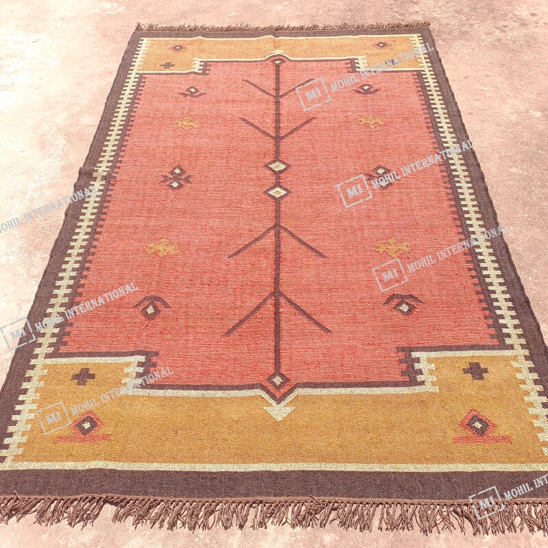 Large Dhurrie Rug - Etsy